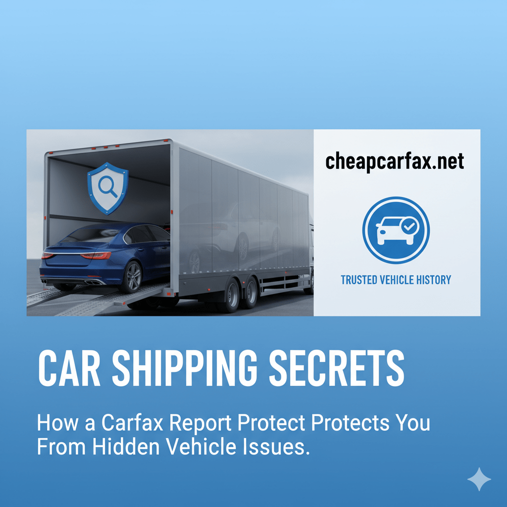 Car Shipping Secrets: How a Carfax Report Protects Owners